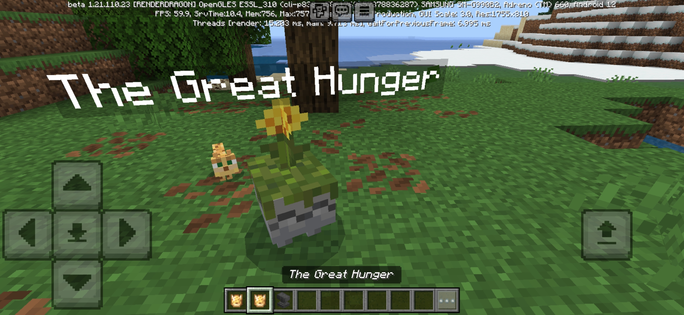 Download The Great Hunger Texture Pack for Minecraft Bedrock