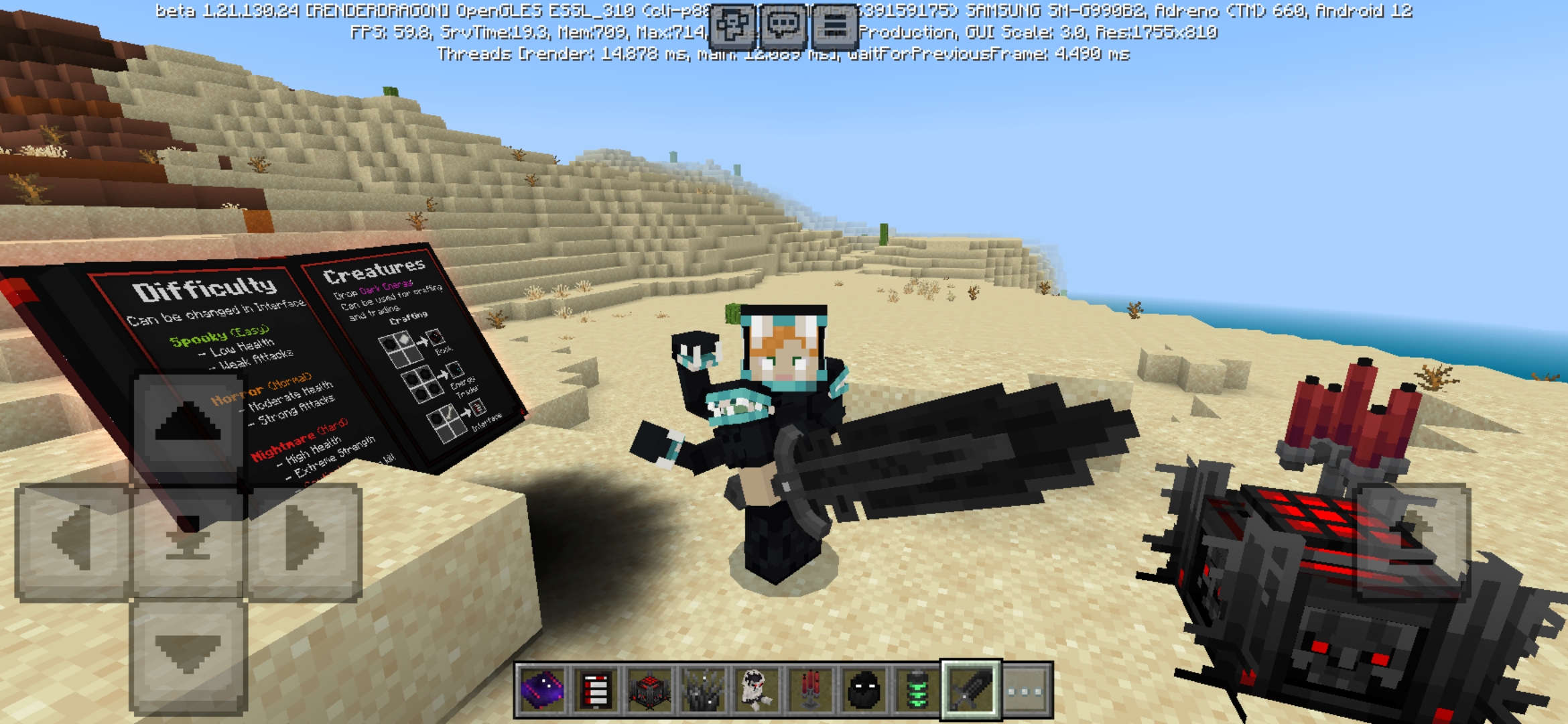 Download Horror Creatures Mod for Minecraft Bedrock Edition