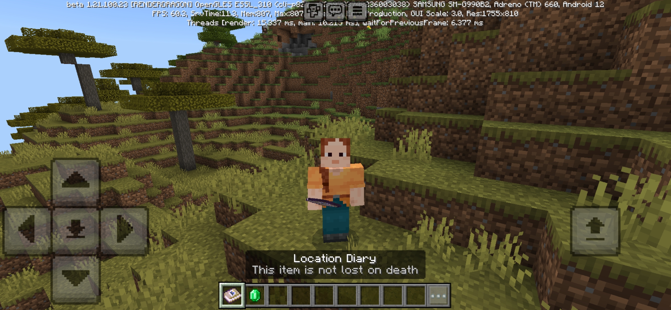 Download Location Diary Mod for Minecraft Bedrock Edition