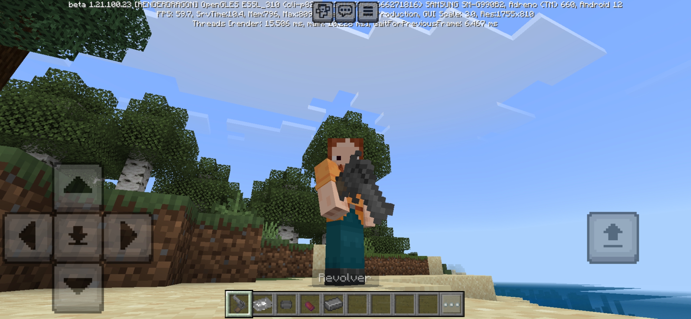Download Russian Roulette Mod for Minecraft Bedrock Edition
