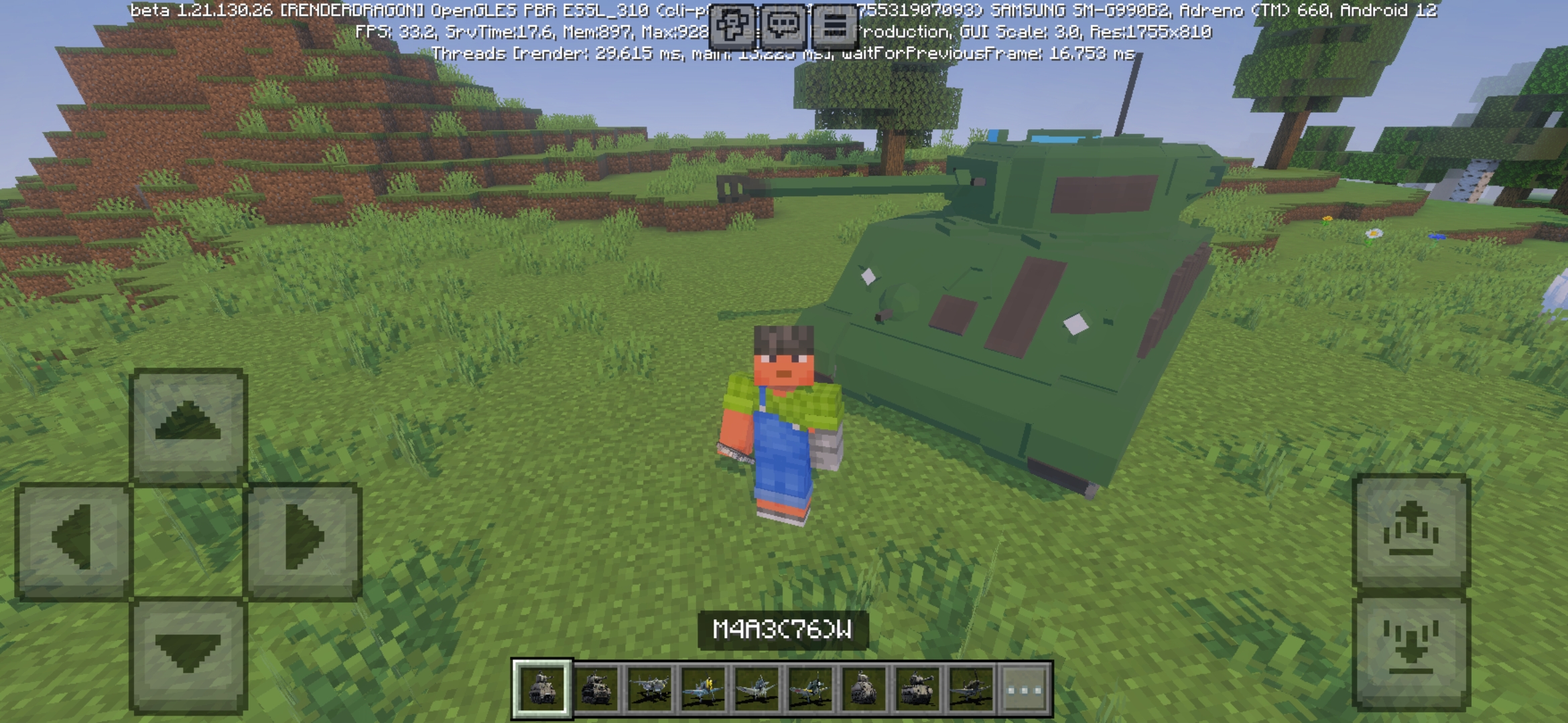 Download War Thunder Mod for Minecraft Bedrock Edition