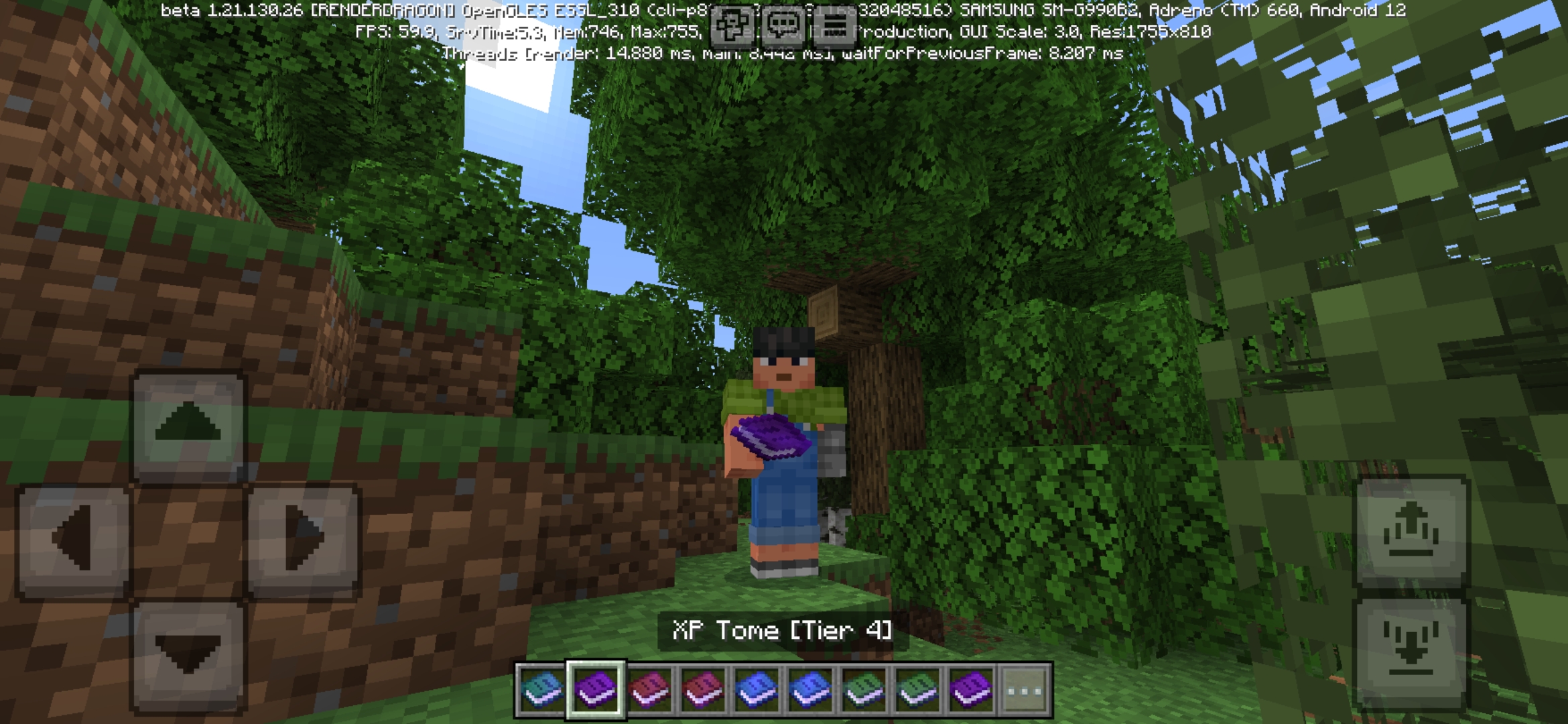 Download XP Tome Mod for Minecraft Bedrock Edition