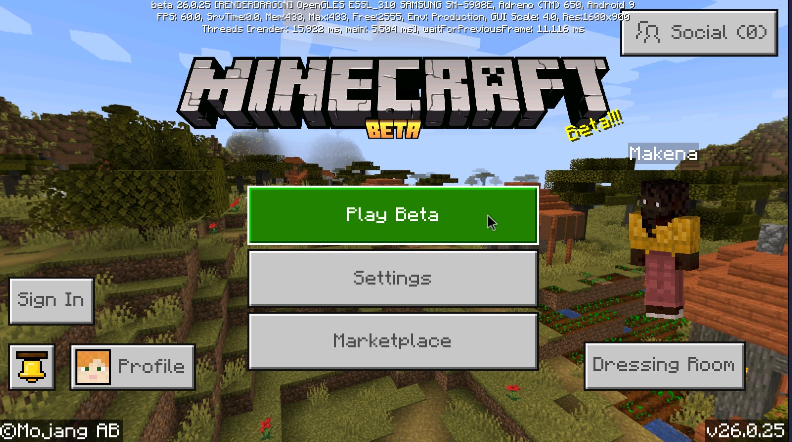 Download Minecraft 26.0.25 (1.26.0.25) APK for Android Free